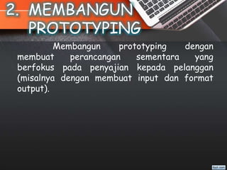 Kelompok6 tahapan pengembangan aplikasi | PPTX