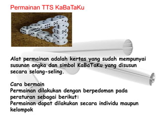 Kelompok 6 (workshop) tts ka bataku | PPTX