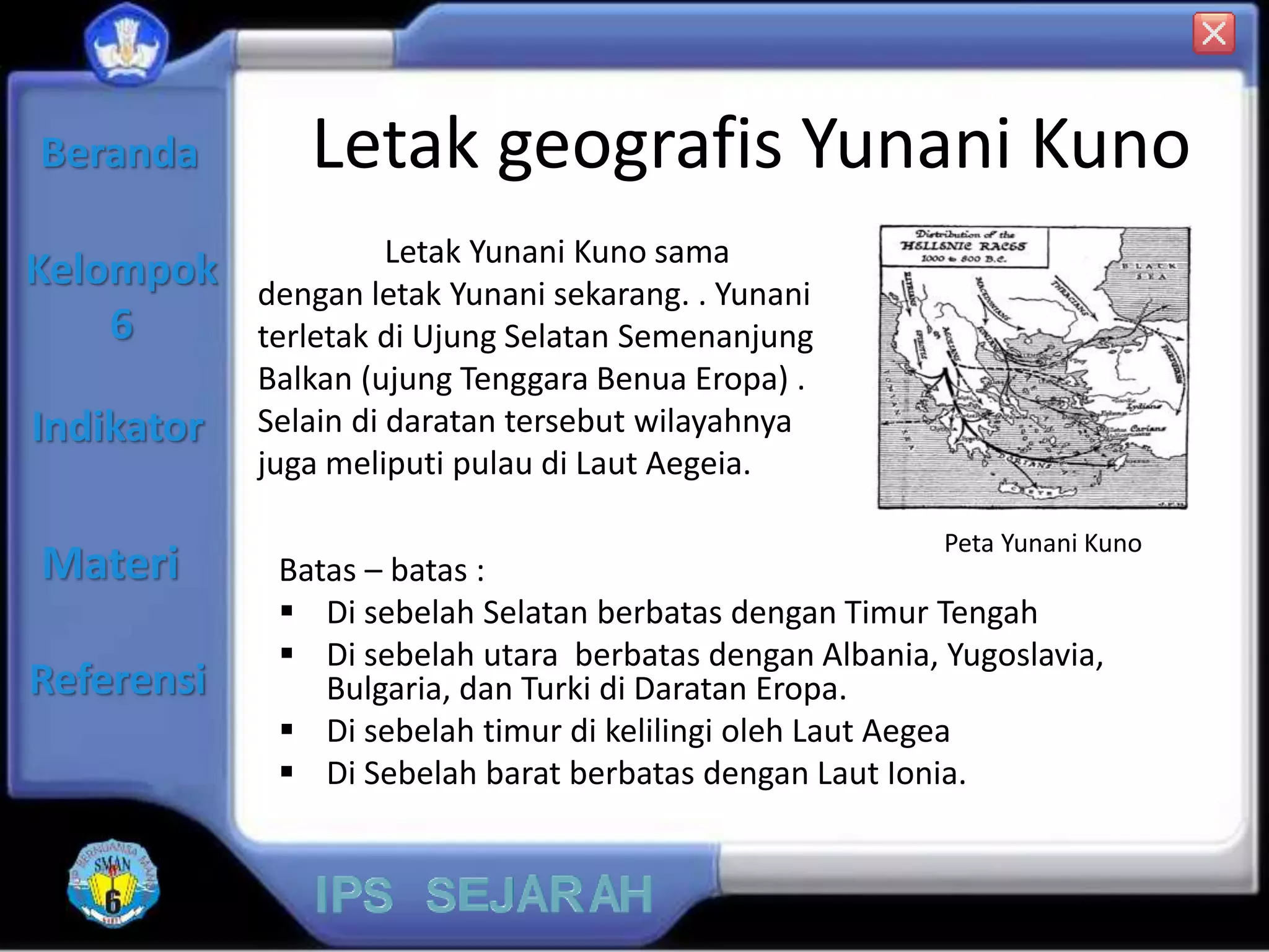 Sejarah peradaban Yunani Kuno | PPTX