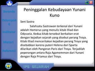 Sejarah peradaban Yunani Kuno | PPTX