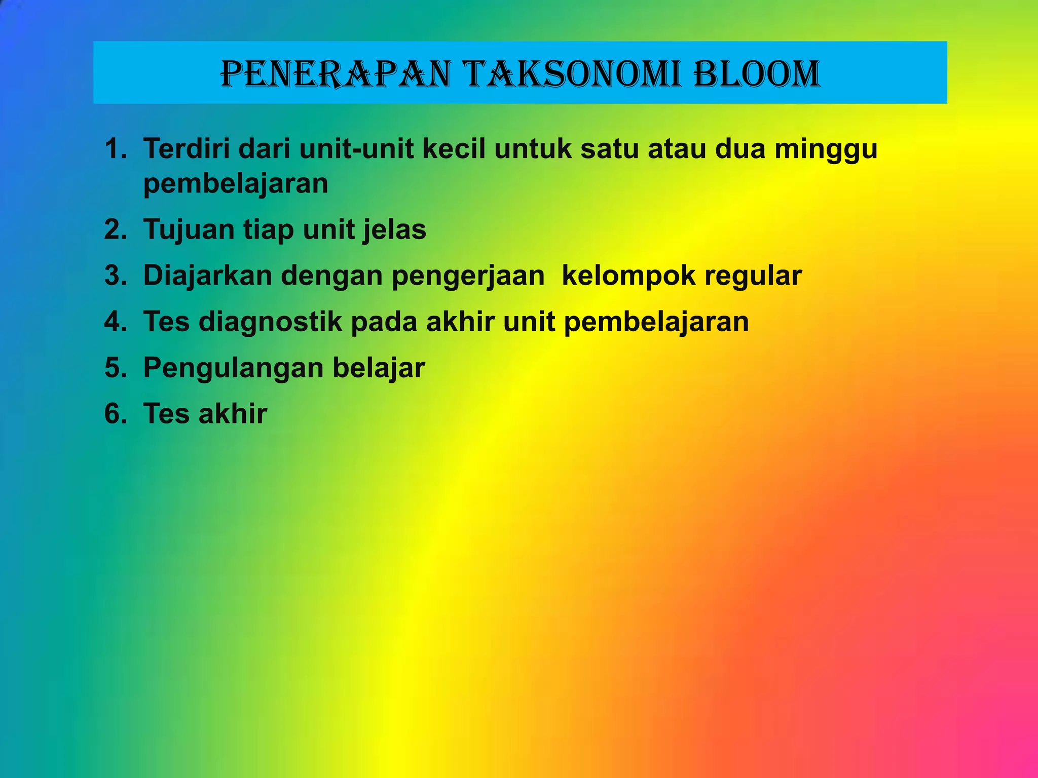 analisis taksonomi hasil pembelajaran | PPTX
