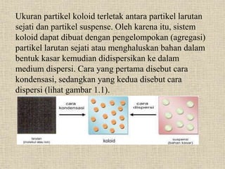 Macam-Macam Cara Pembuatan Sistem Koloid | PPT