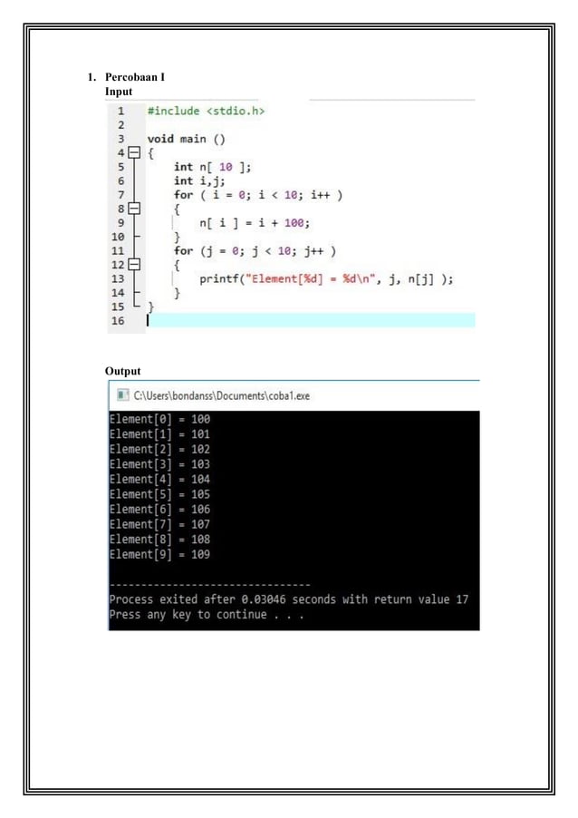 Array Dan Pointer Pdf 