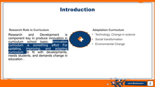 Kelompok 7. RESEARCH AND DEVELOPMENT AS A WAY TO CONDUCT INNOVATION ...