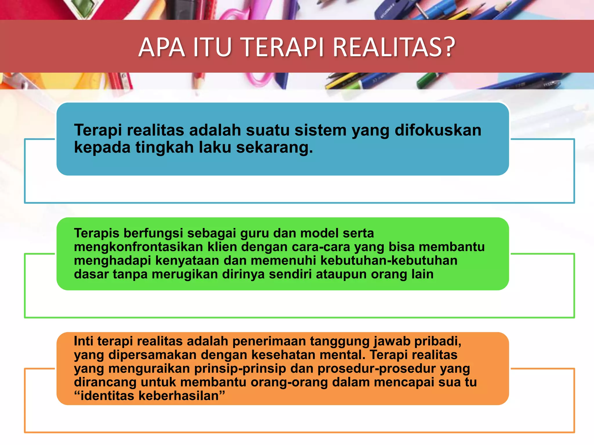 Psikologi Konseling Realitas | PPTX