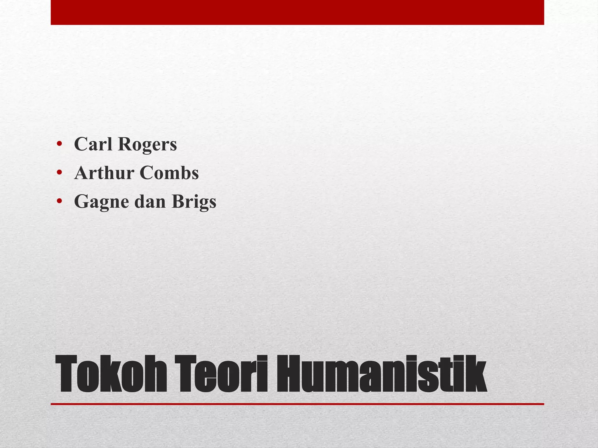 Kelompok 7 teori belajar humanistik | PPTX