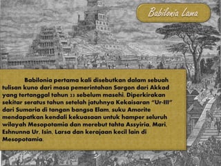 babilonia lama dan babilonia baru | PPTX