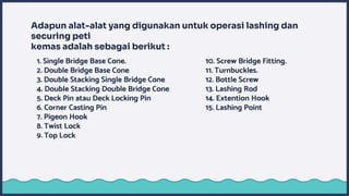 kelompok 7 Cargo and penumpang pemuatandua | PPTX