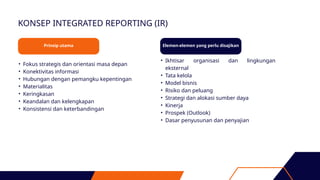 Integrated Reporting Konsep, Implementasi, dan Tantangan IR di ...