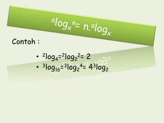 Kelompok 7 logaritma | PPT