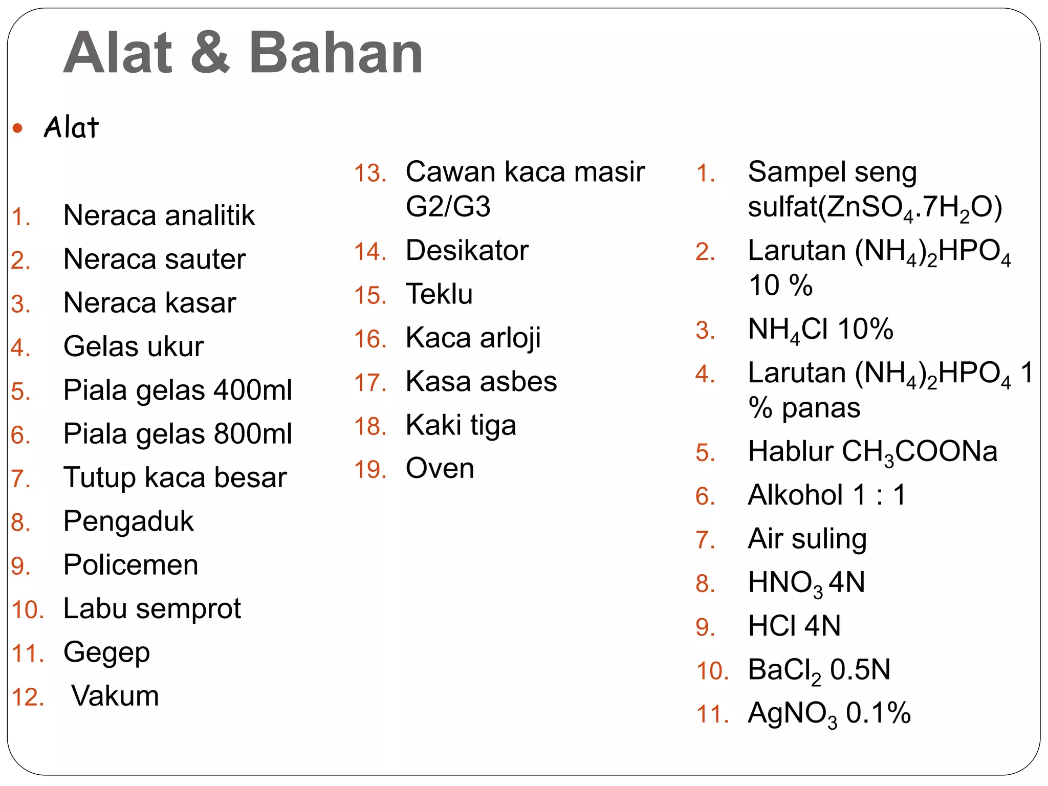Penetapan Kadar Zn dalam Seng Sulfat | PPTX