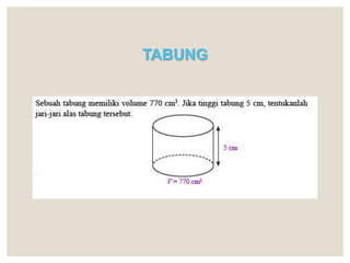 BANGUN RUANG SISI DATAR DAN SISI LENGKUNG | PPTX