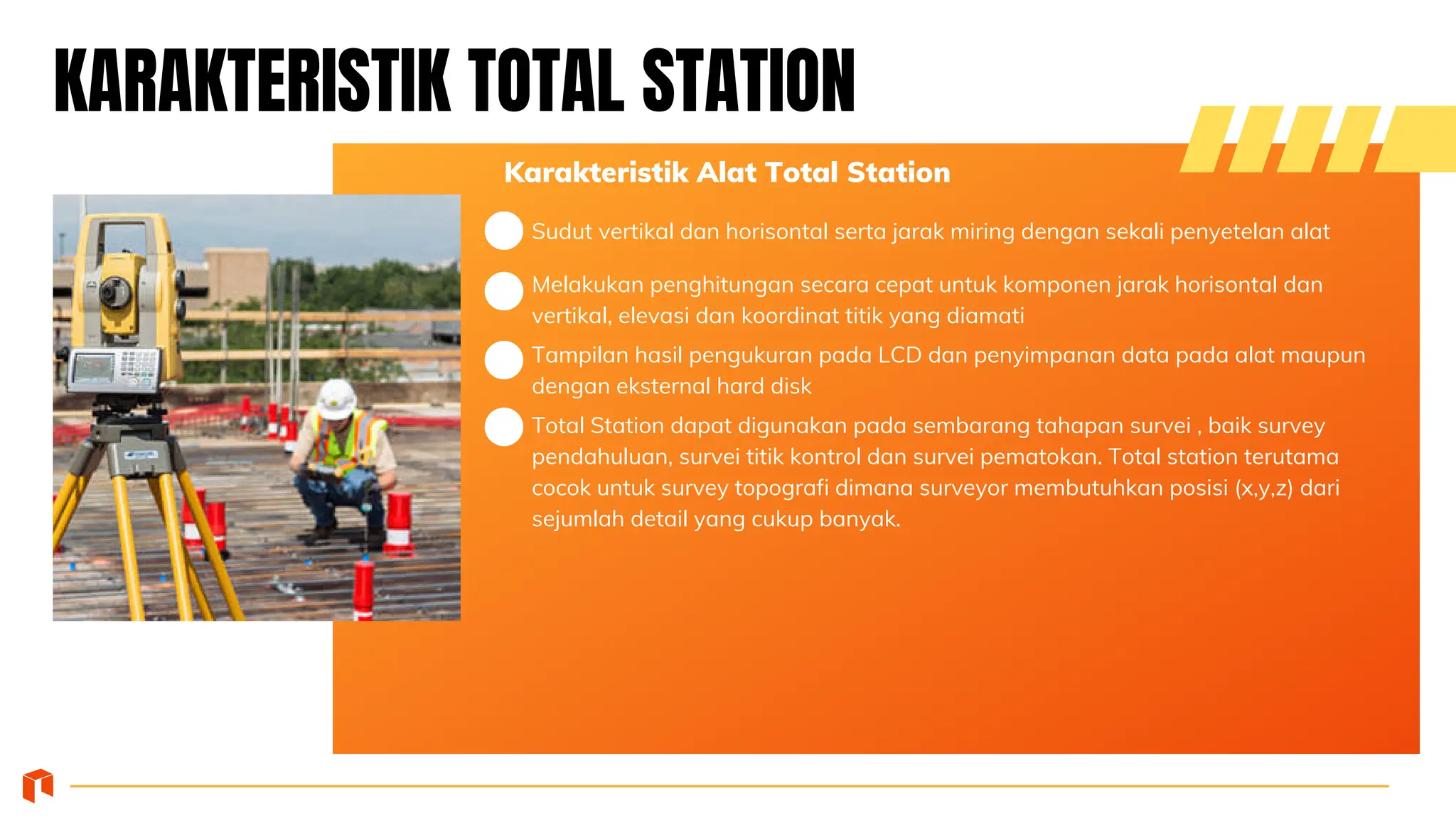 Perpetaan Topografi :PENGENALAN DAN PENGAPLIKASIAN TOTAL STATION | PDF