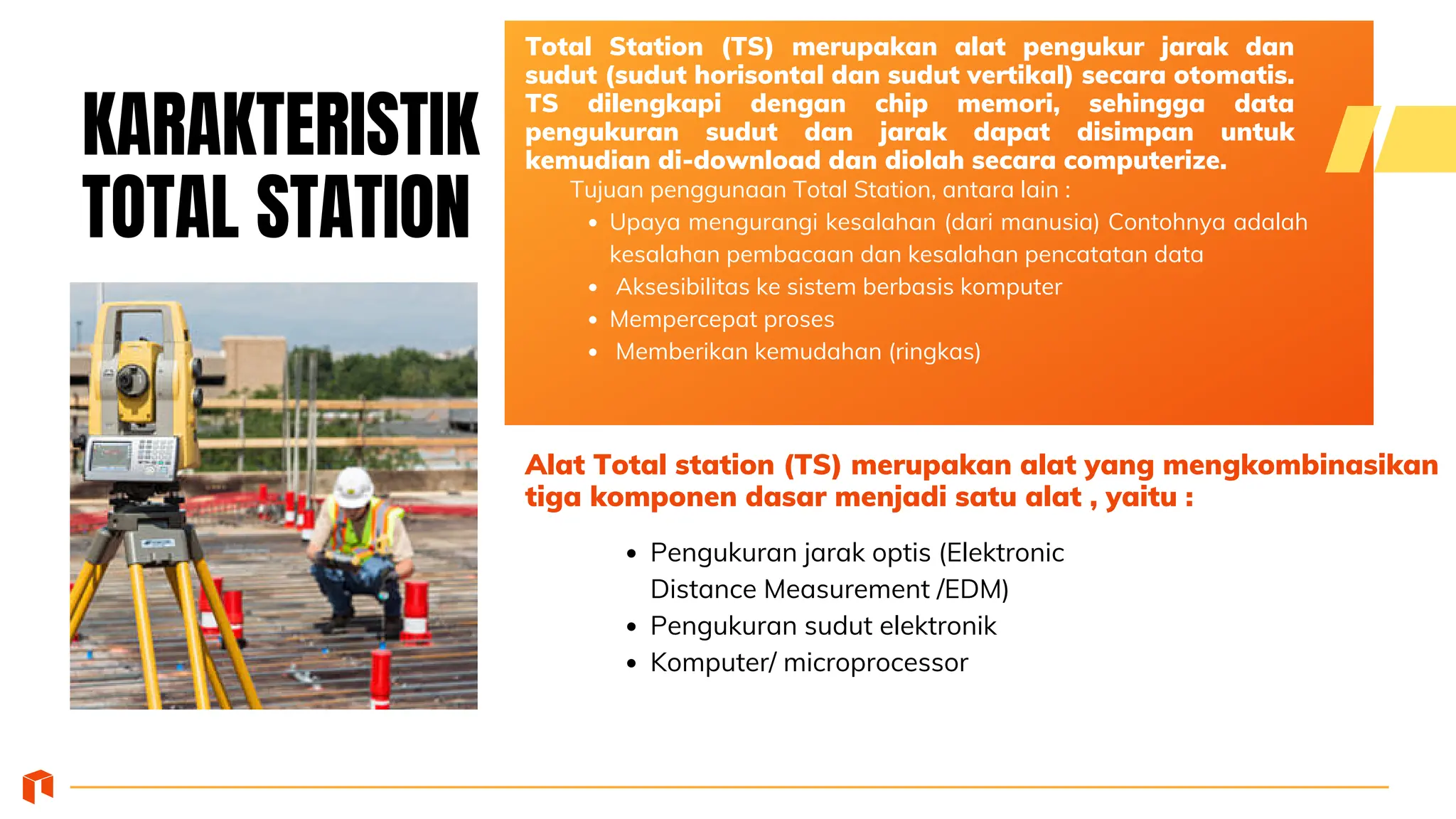 Perpetaan Topografi :PENGENALAN DAN PENGAPLIKASIAN TOTAL STATION | PDF