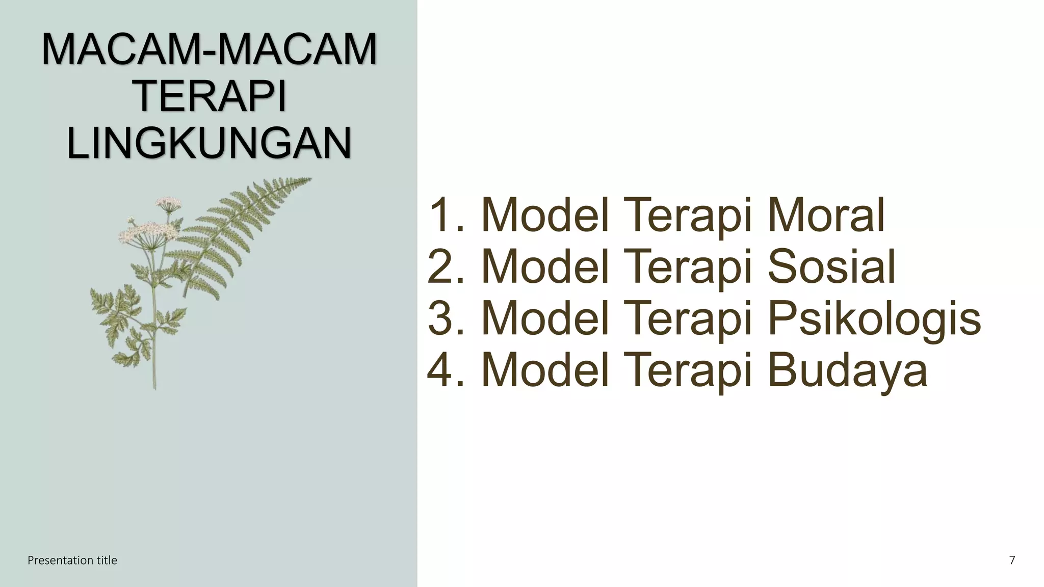 KELOMPOK 7 TERAPI MODALITAS LINGKUNGAN.pptx