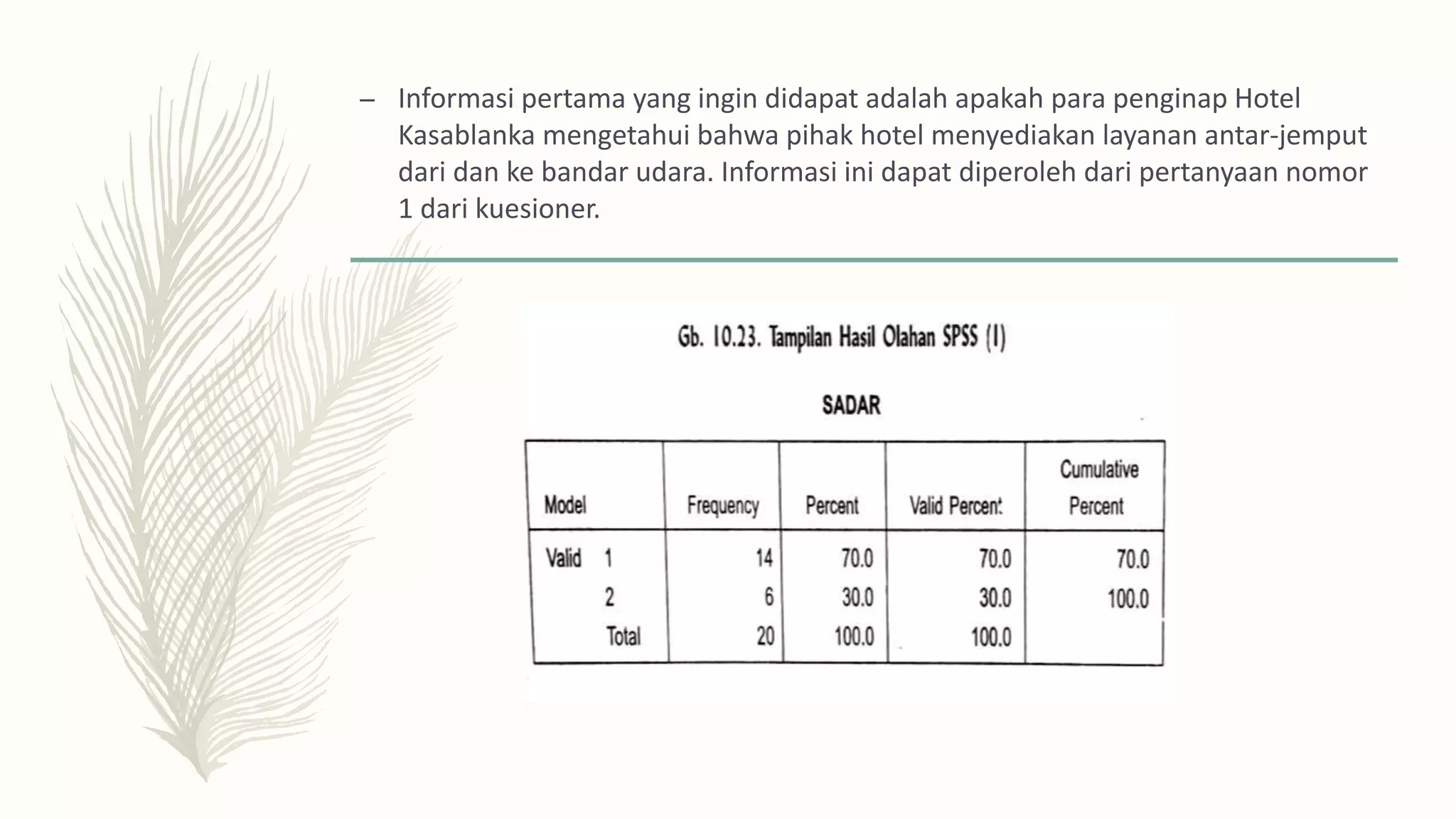 Analisis dan Penginterpretasian Hasil Riset serta Penyajian Laporan ...