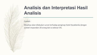 Analisis dan Penginterpretasian Hasil Riset serta Penyajian Laporan Riset | PPTX