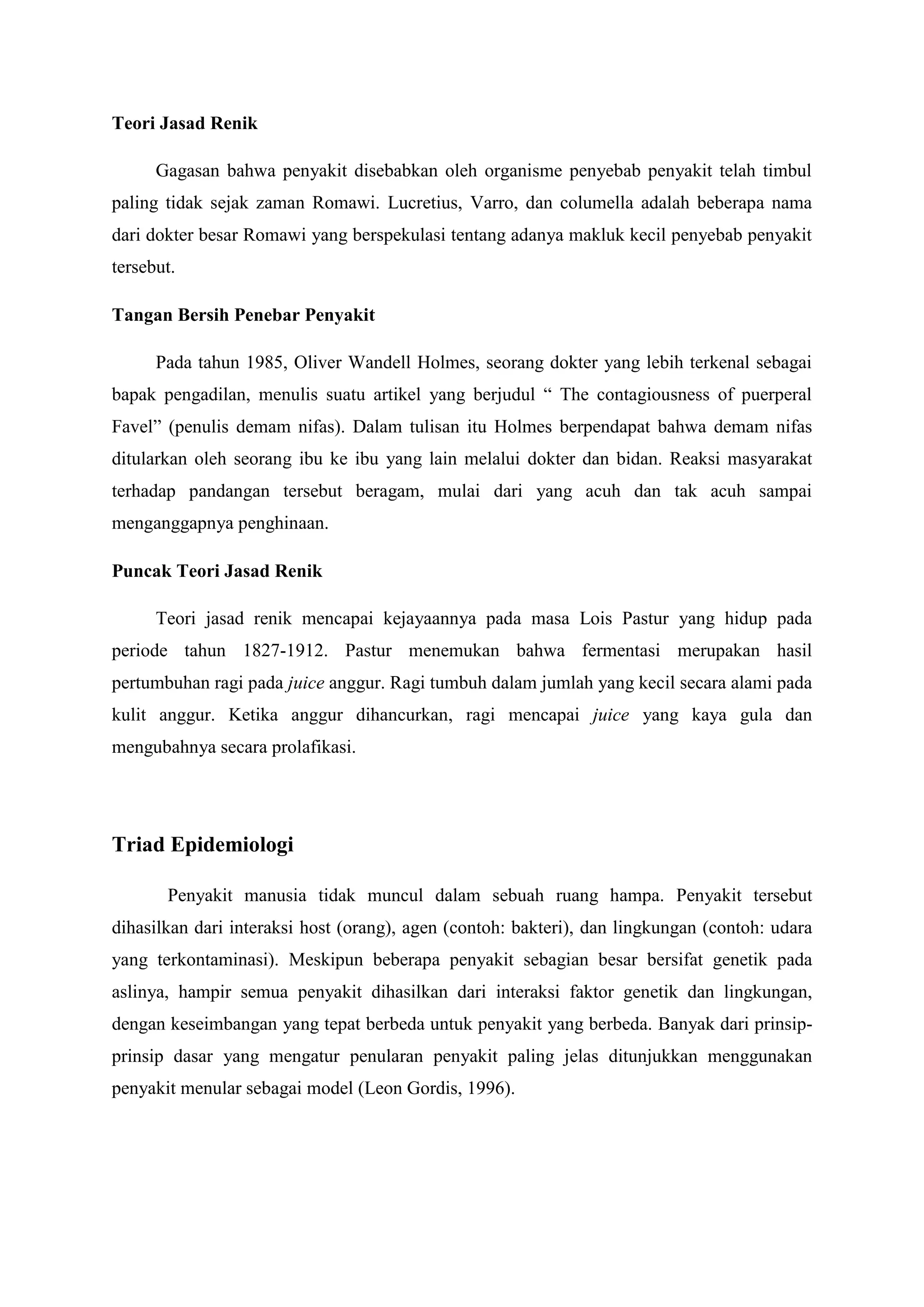 Pengantar Epidemiologi | DOCX