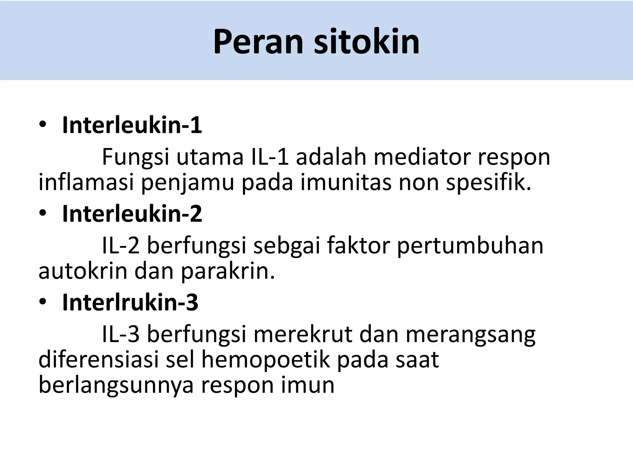 komplemen dan sitokin imunoserologi | PPTX