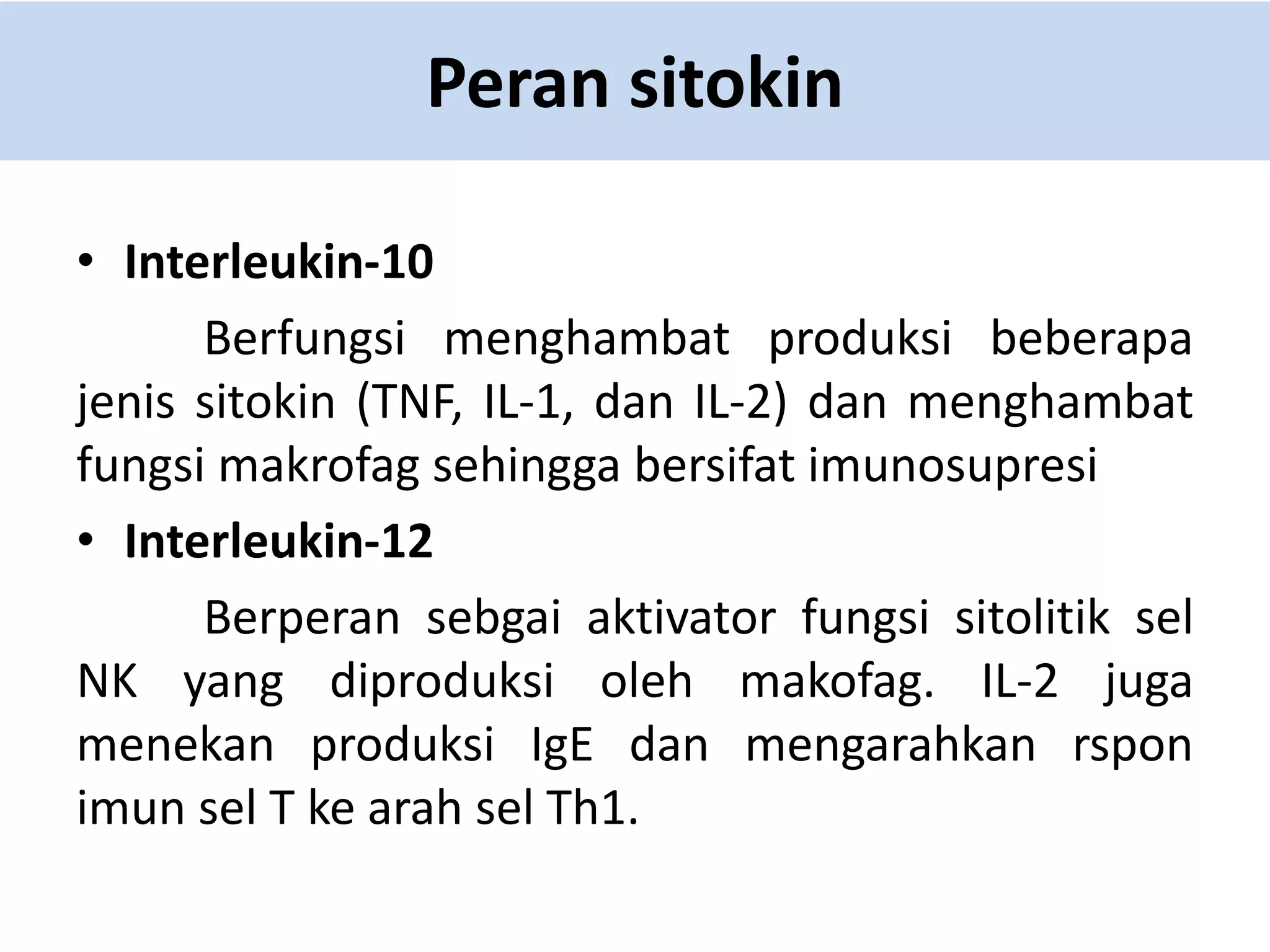 komplemen dan sitokin imunoserologi | PPTX