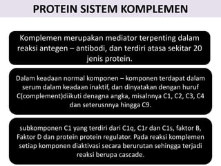 komplemen dan sitokin imunoserologi | PPTX