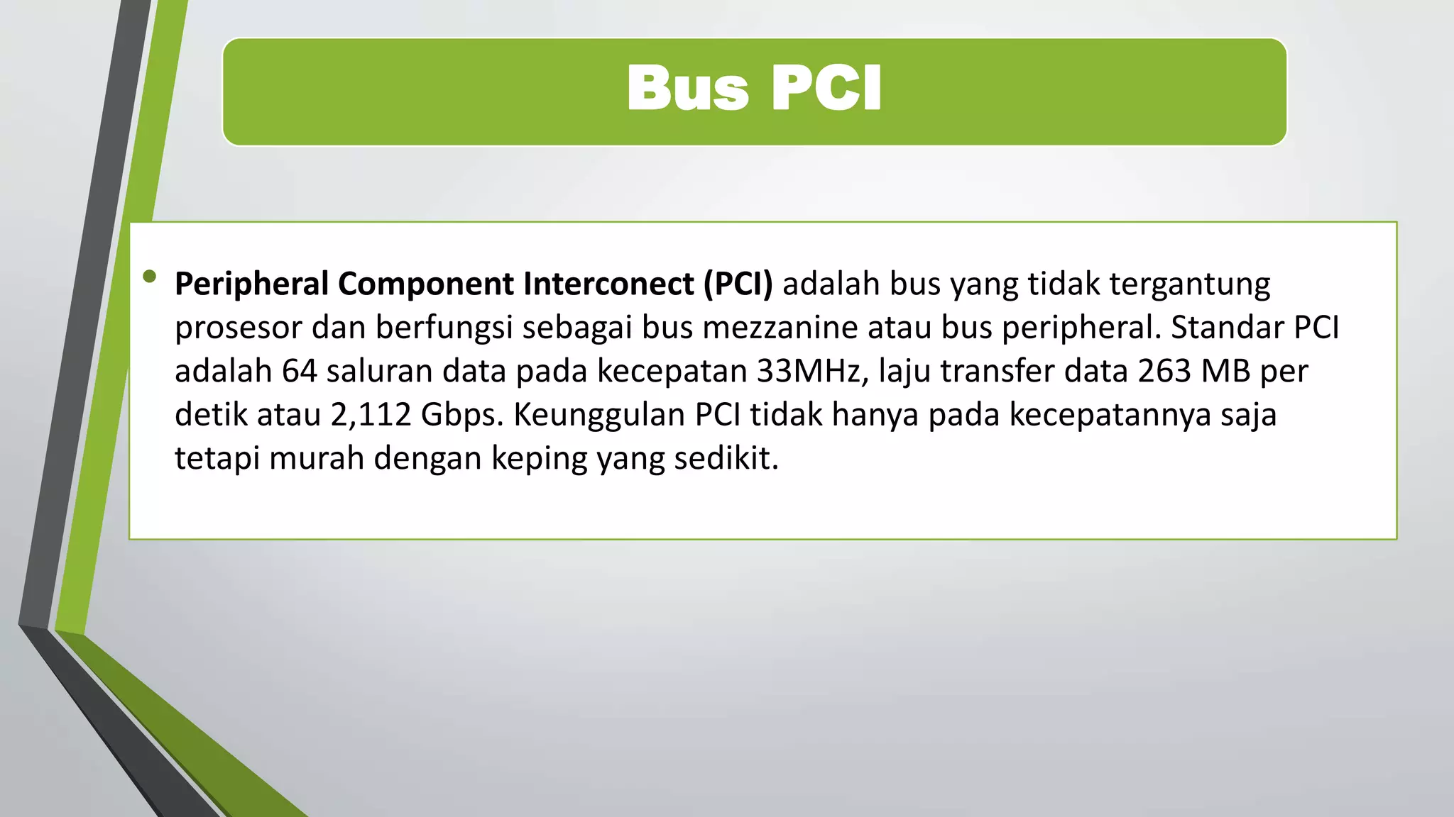 Fundamen Informatika - Sistem Bus | PPTX