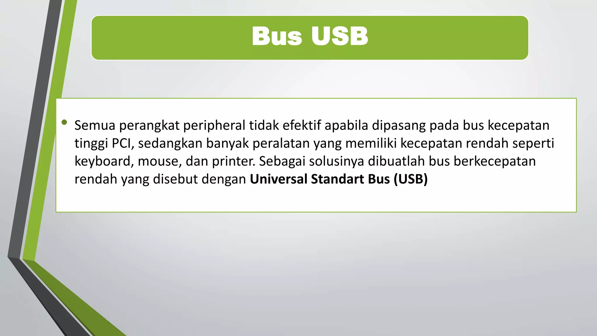 Fundamen Informatika - Sistem Bus | PPTX