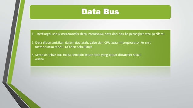 Fundamen Informatika - Sistem Bus | PPTX