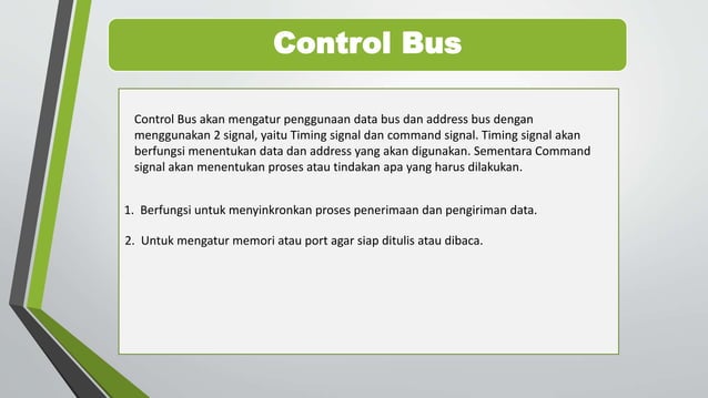 Fundamen Informatika - Sistem Bus | PPTX