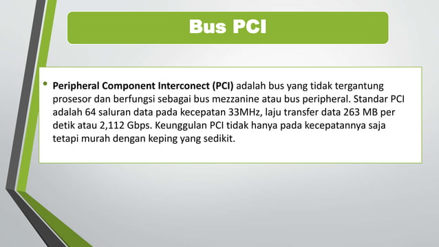 Fundamen Informatika - Sistem Bus | PPTX
