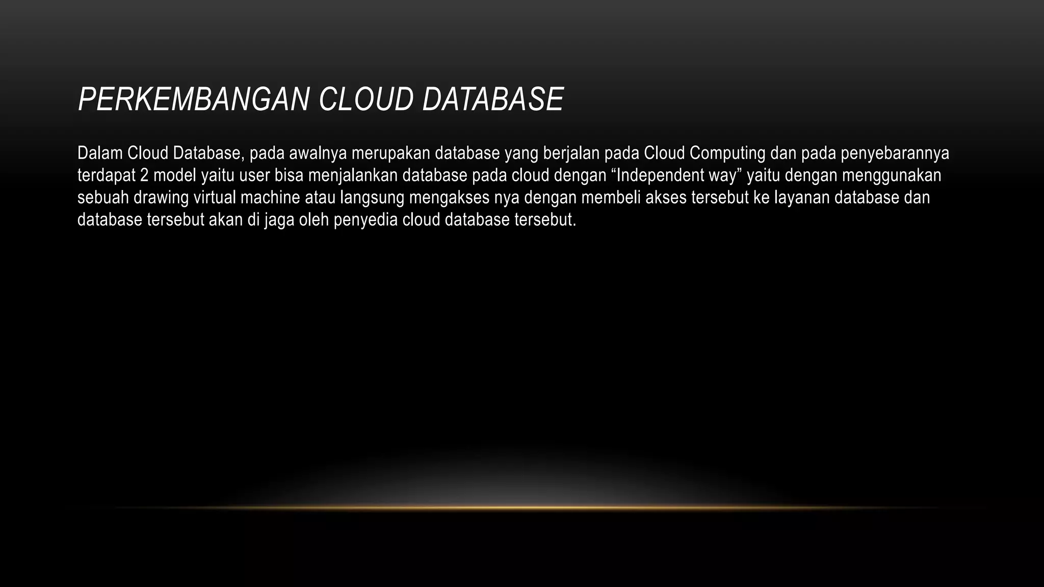 Kelompok 8 - Cloud Database | PPTX