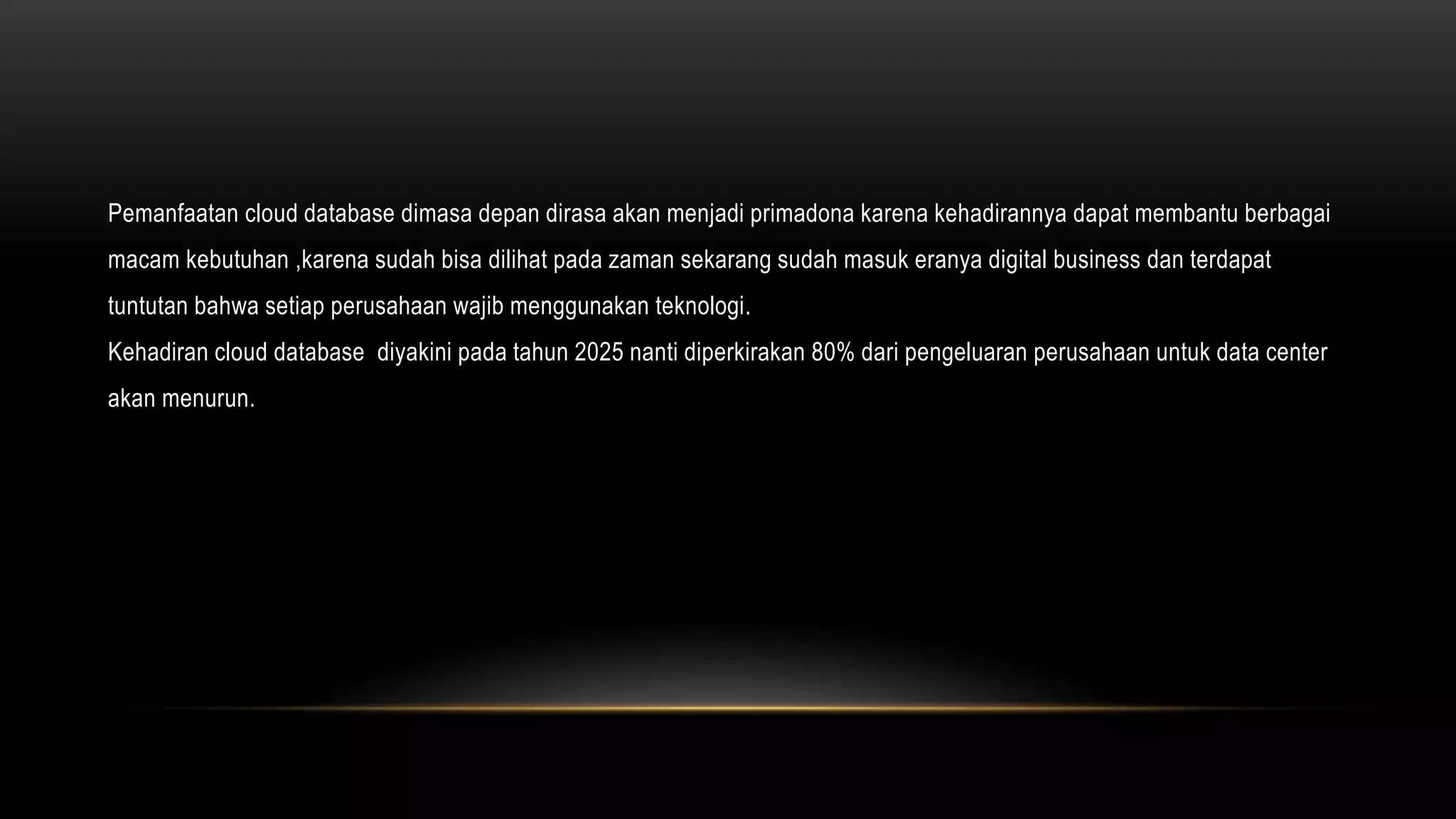 Kelompok 8 - Cloud Database | PPTX