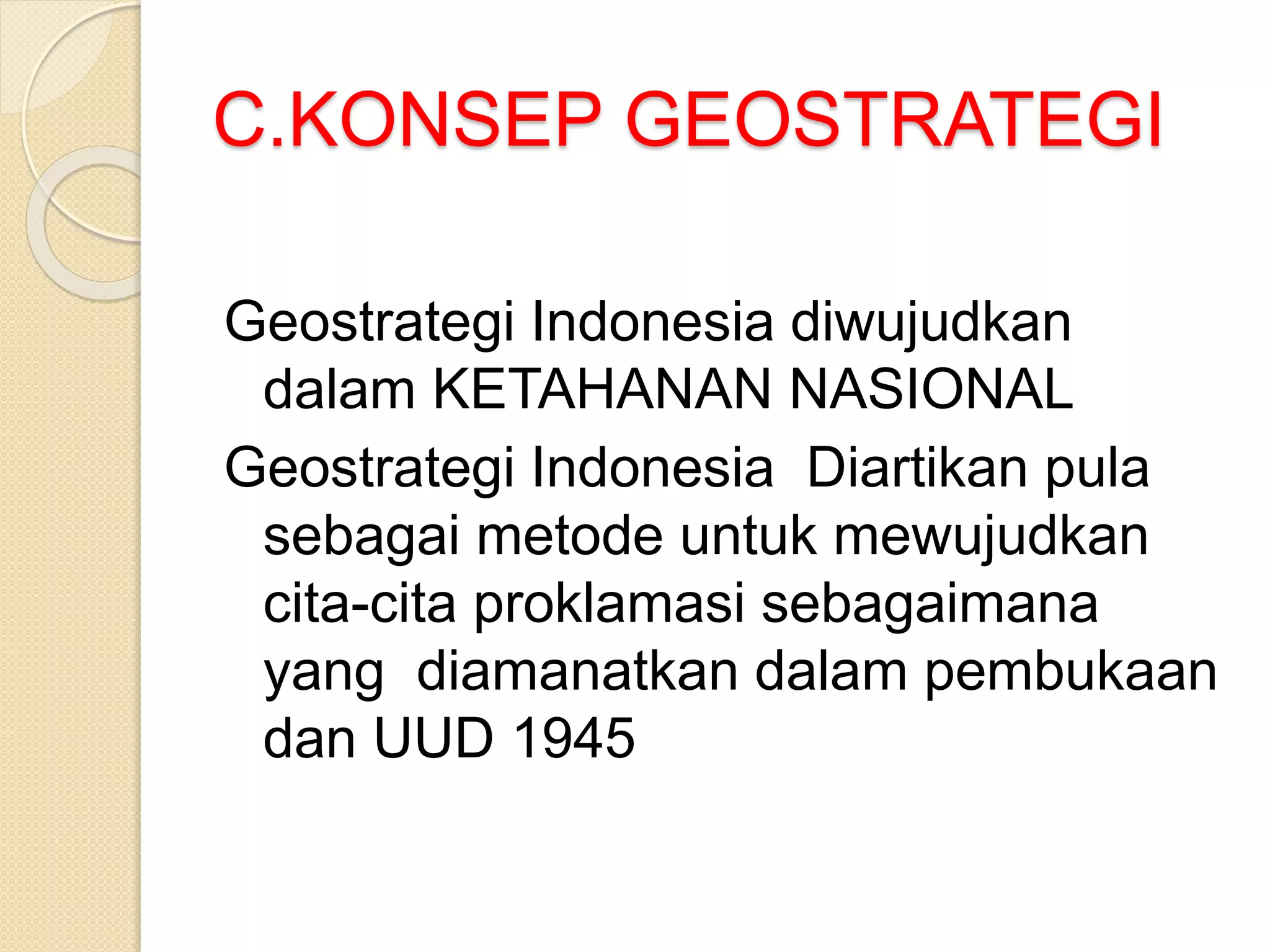 Kelompok 8 geostrategi | PPTX