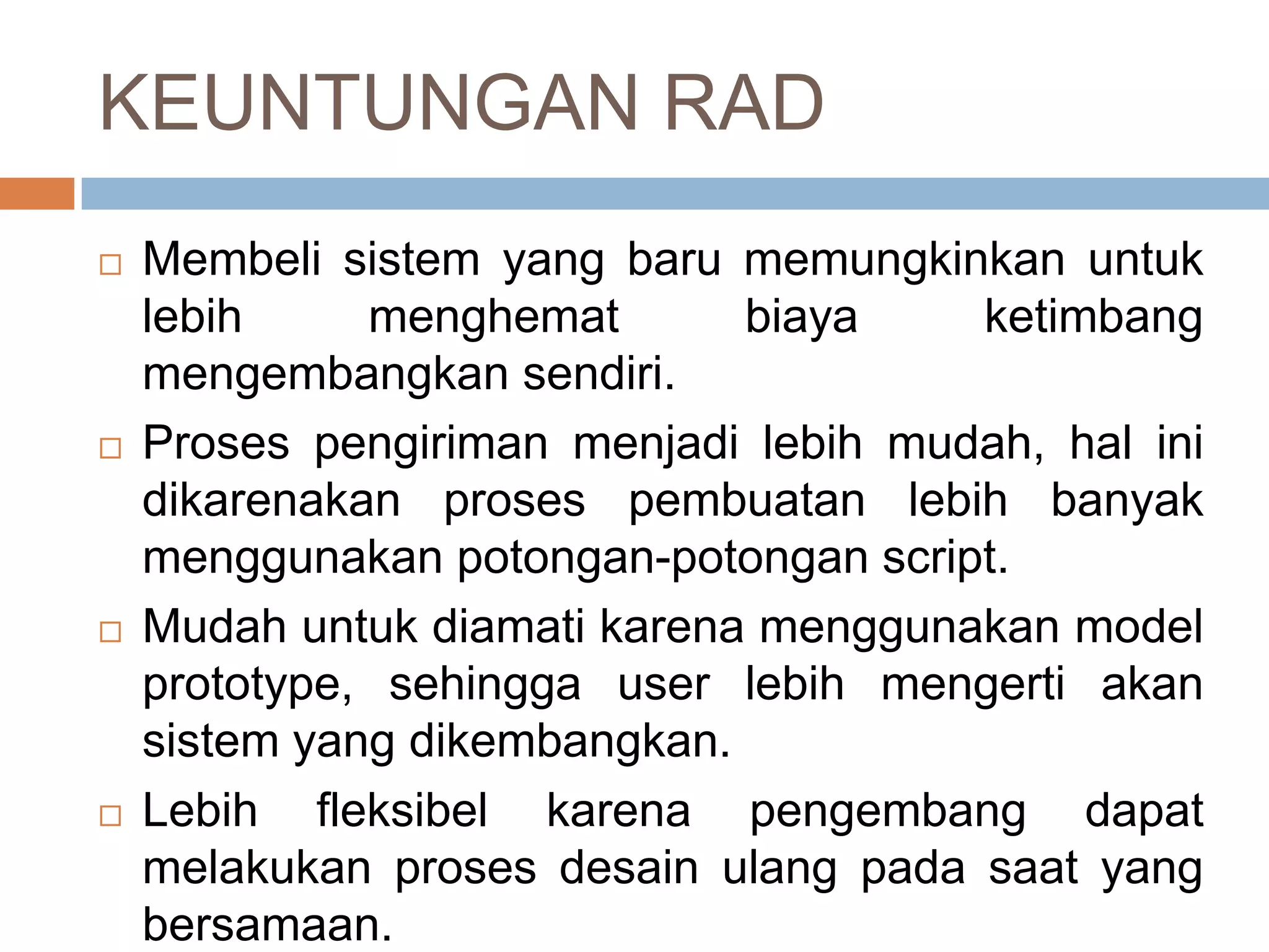 Kelompok 8 rapid application development (rad) | PPTX