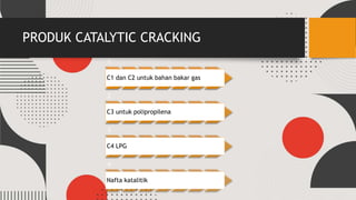 Fluid Catalytic Cracking - Pengilangan Minyak Bumi | PPTX