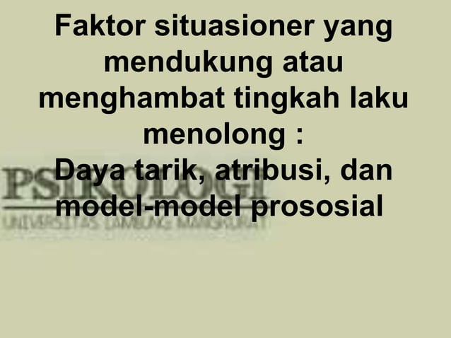 Relasi Sosial Prososial Dan Altruistik (Psikologi Sosial) | PPT