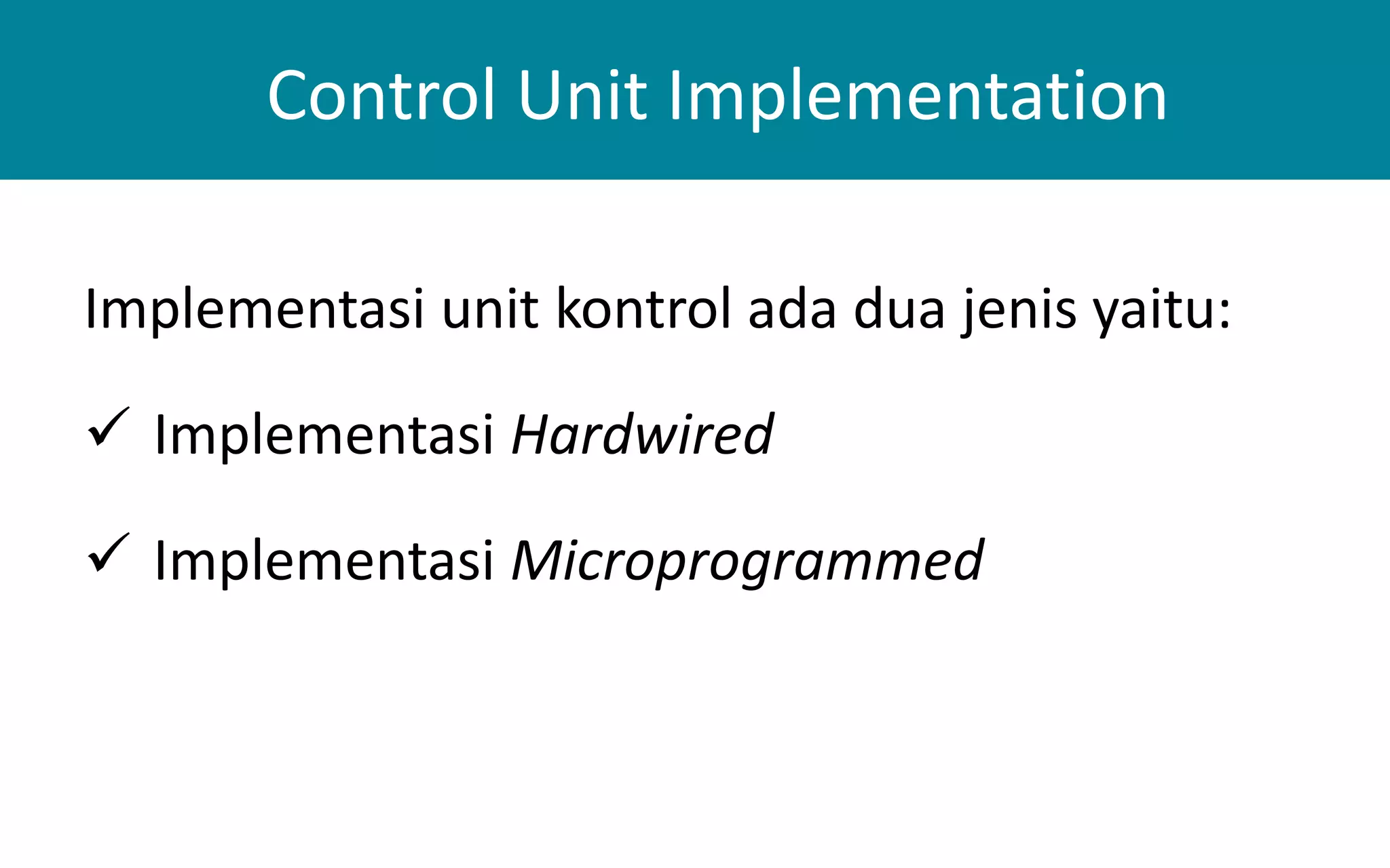 Struktur dan Fungsi CPU | PDF