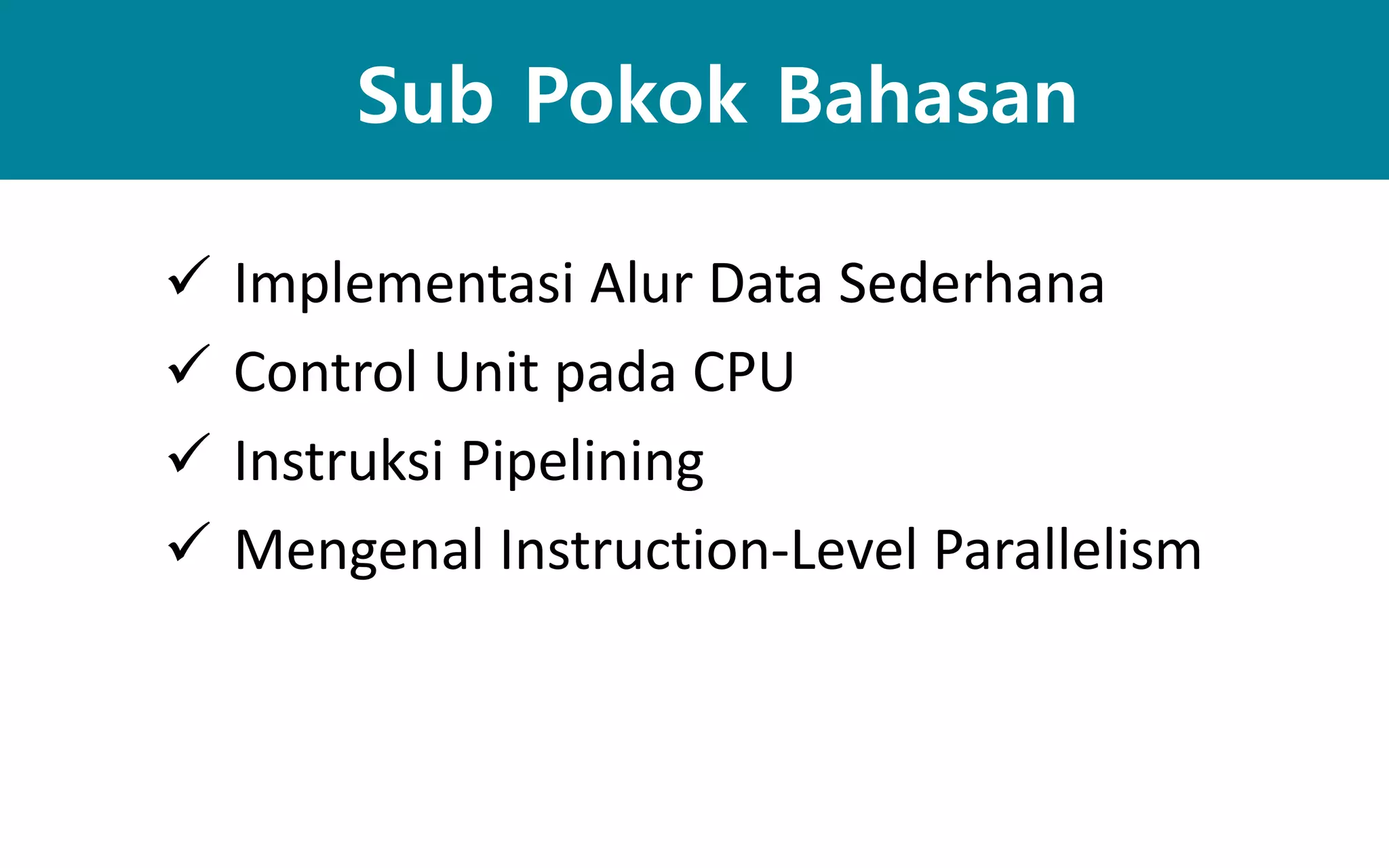 Struktur dan Fungsi CPU | PDF