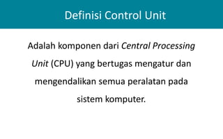 Struktur dan Fungsi CPU | PDF