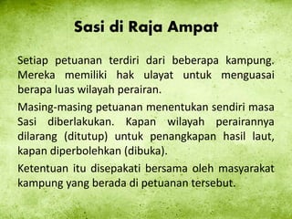 Adat Sasi Maluku | PPTX