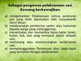 Adat Sasi Maluku | PPTX