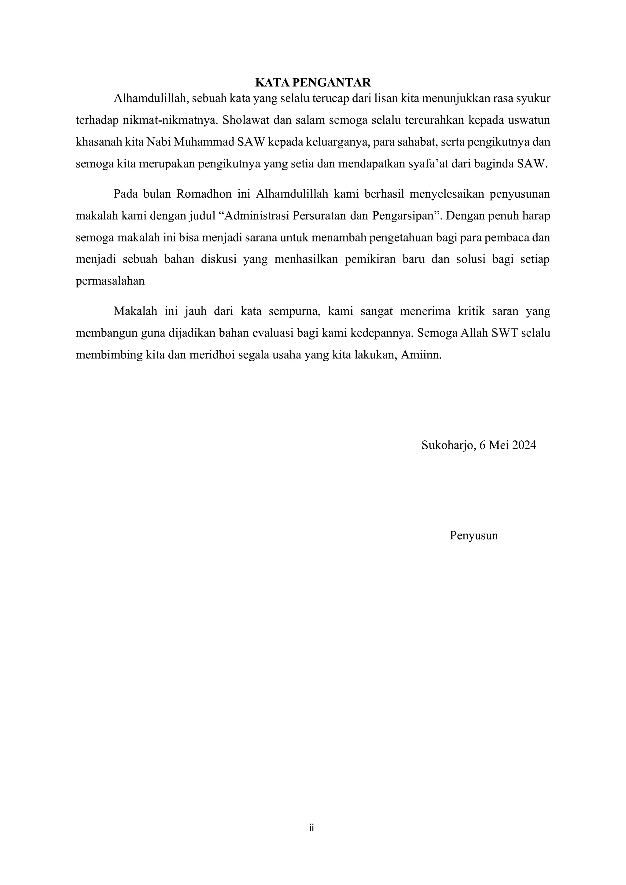 Makalah kelompok 8 administrasi.pdf. pengelolaan administrasi ...