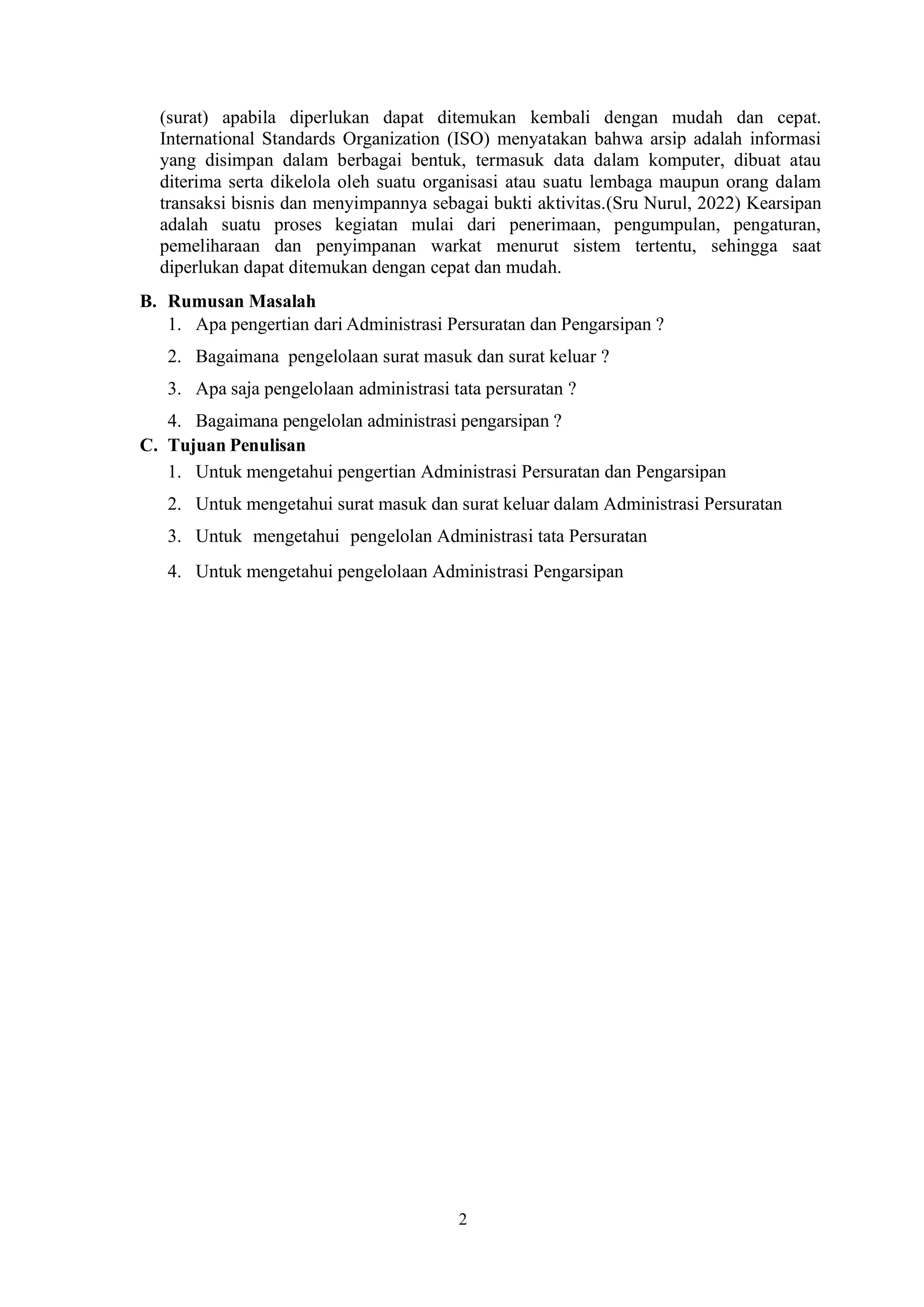 Makalah kelompok 8 administrasi.pdf. pengelolaan administrasi ...