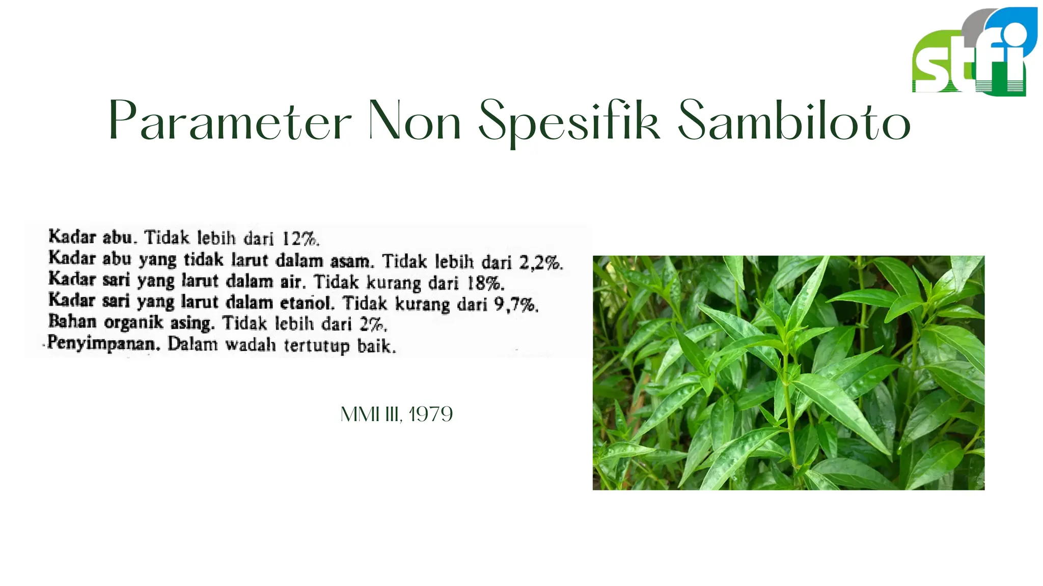 Ppt Pengembangan Ba Kapsul Sambiloto Pdf