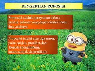 Kelompok 8 logika proposisi | PPTX