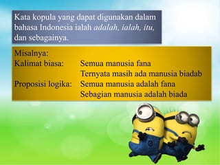 Kelompok 8 logika proposisi | PPTX