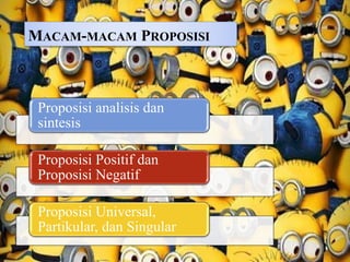 Kelompok 8 logika proposisi | PPTX