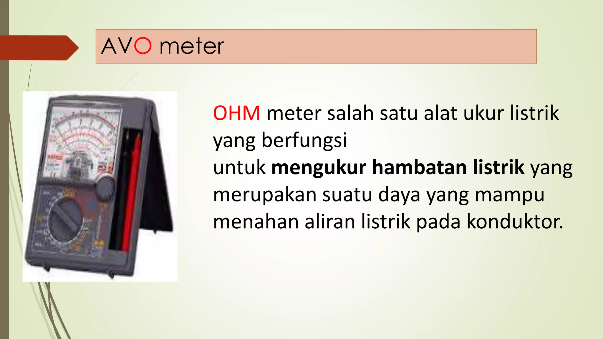 Kelompok 8 ohm meter | PPTX