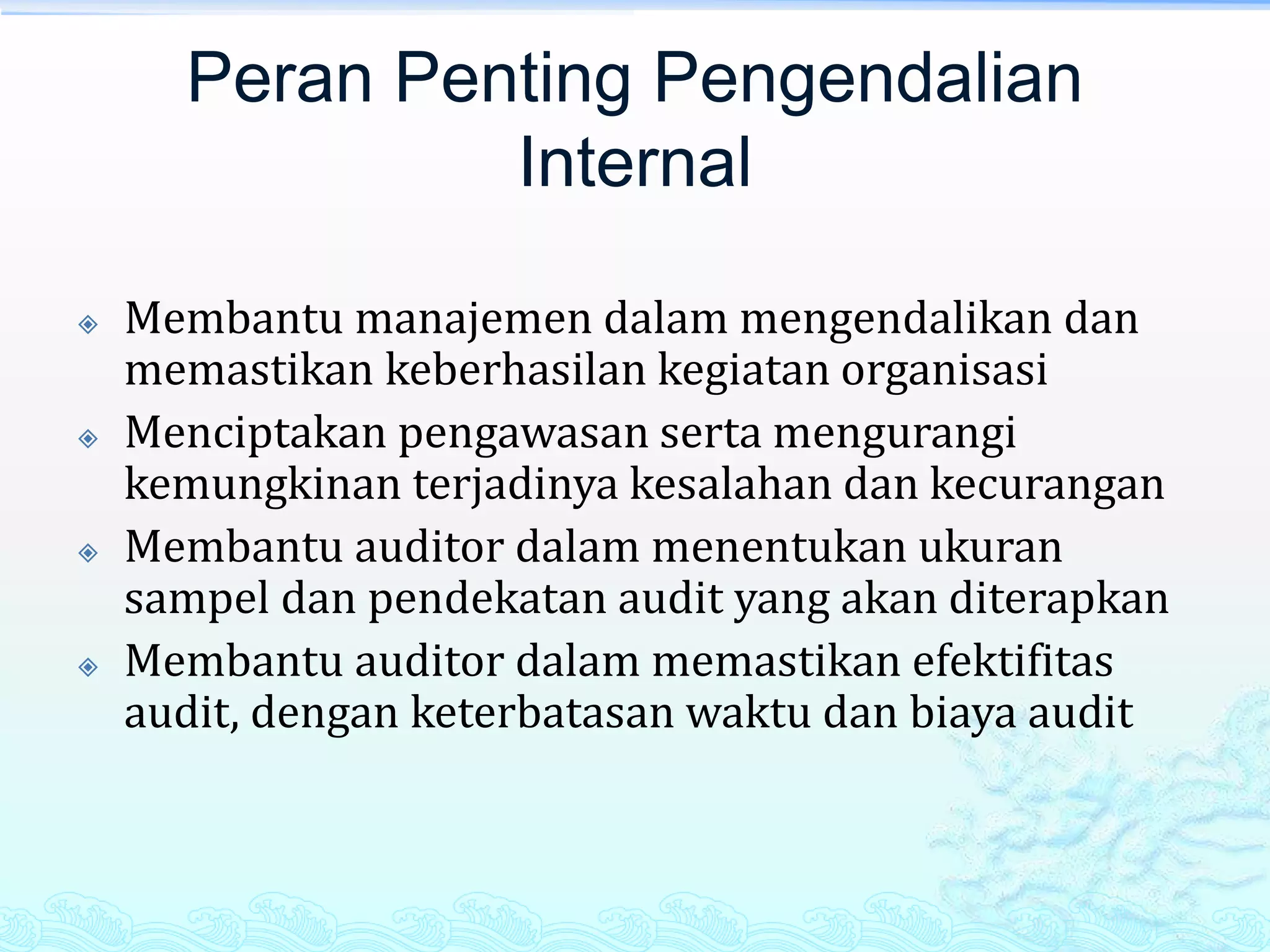 Audit - Internal Control | PPTX