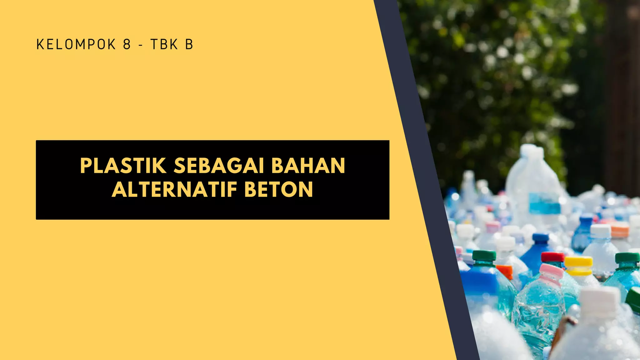 Bahan Alternatif Beton dari Plastik | PDF